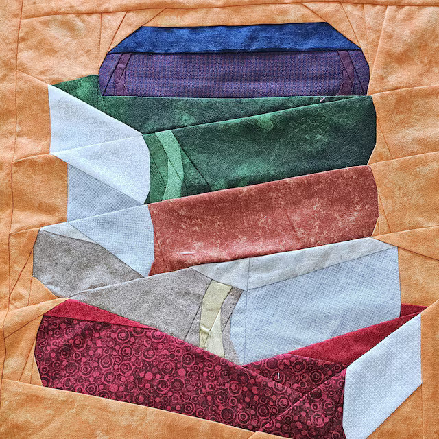 Book Club, Foundation Paper Piecing Pattern (FPP Pattern), Quilt Block ...