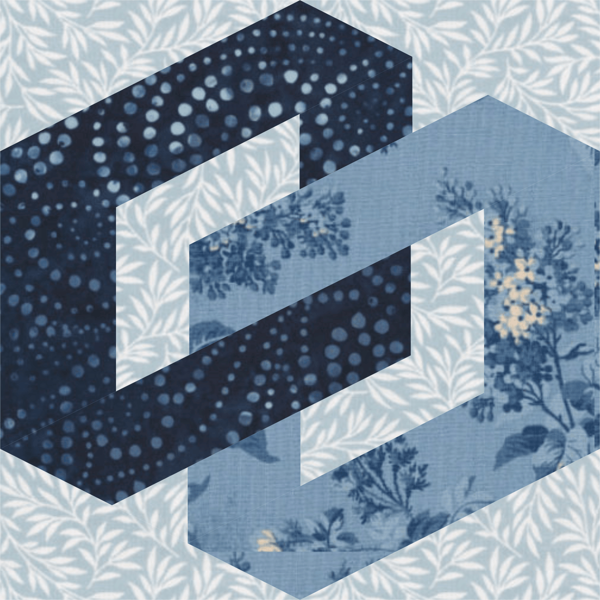 Chainlink, Foundation Paper Piecing Pattern (FPP Pattern), 3 sizes ...