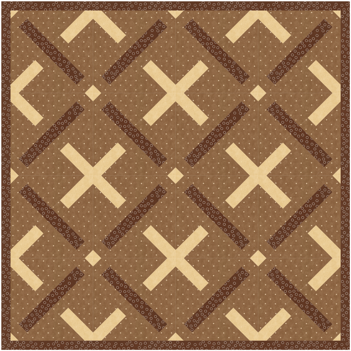 Cross Hatch, Foundation Paper Piecing, FPP Pattern, 4 sizes Instant ...