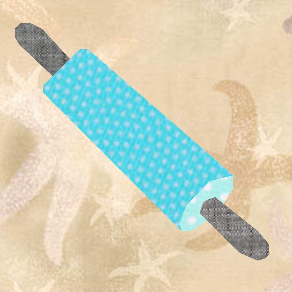 Rolling Pin, Foundation Paper Piecing Pattern (FPP Pattern), Quilt ...