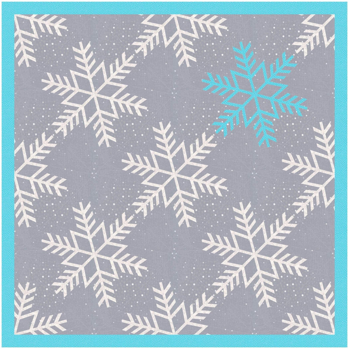 Snowflake, Foundation Paper Piecing Pattern (FPP Pattern), Quilt Block ...
