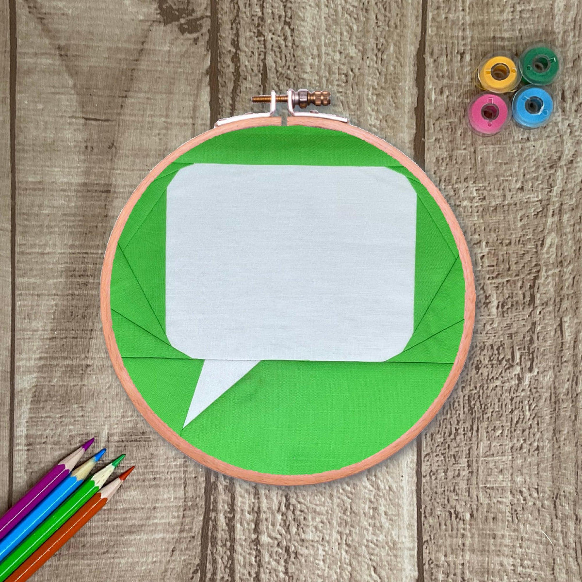 Speech Bubbles, Foundation Paper Piecing Pattern (FPP Pattern), Quilt ...